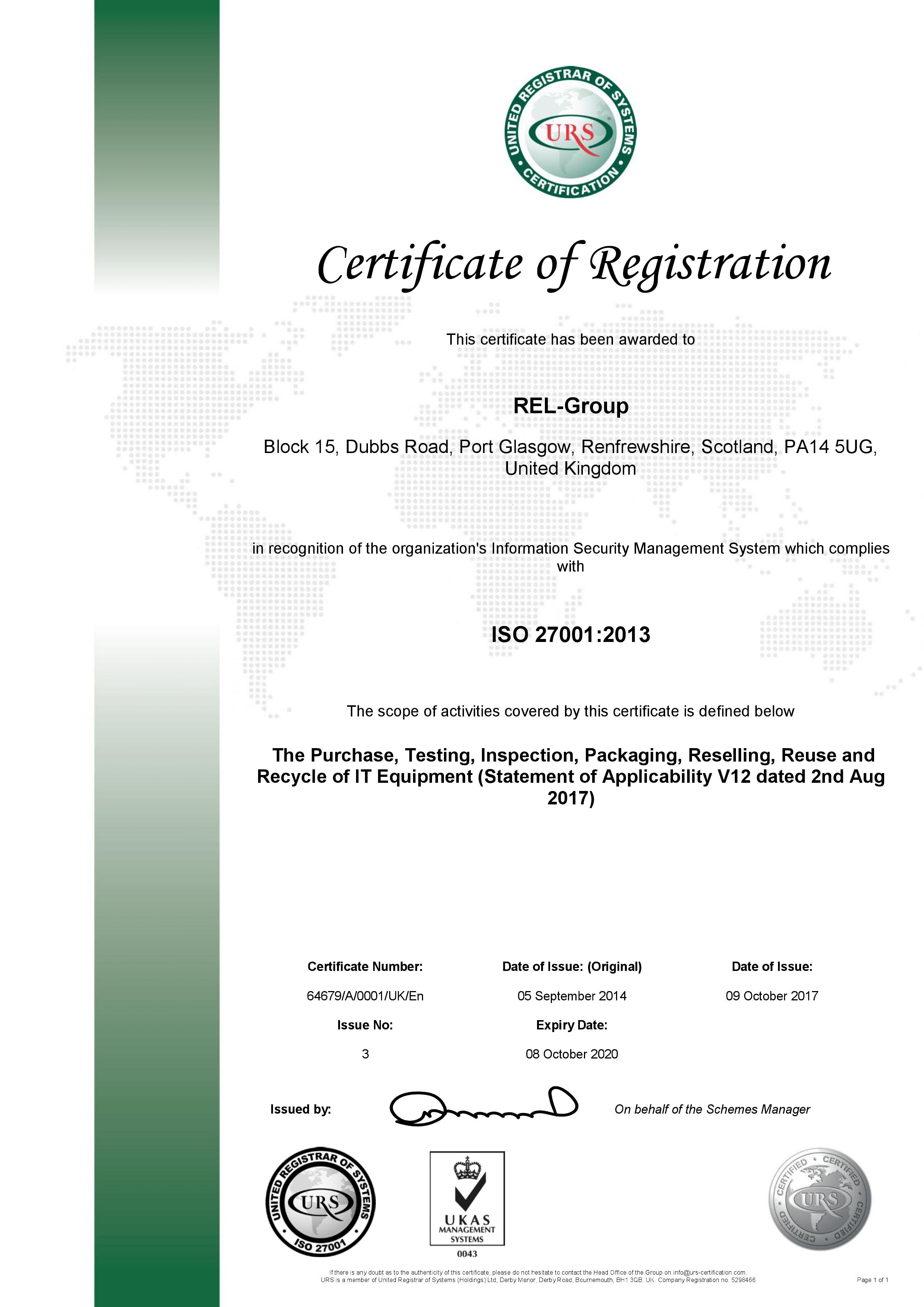 REL Quality Policy - REL Group